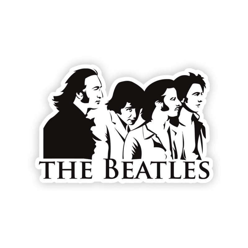 The Beatles Sticker – stickermirchi.com
