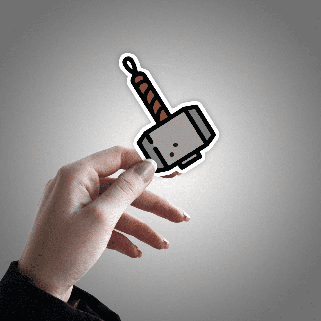 Thor Hammer Sticker – stickermirchi.com