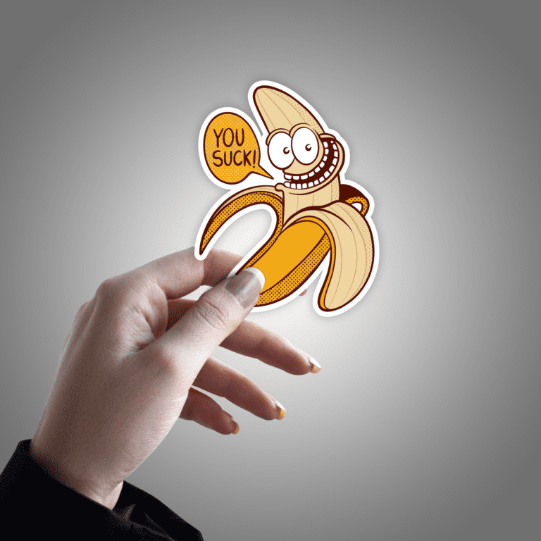 summer banana sticker – stickermirchi.com