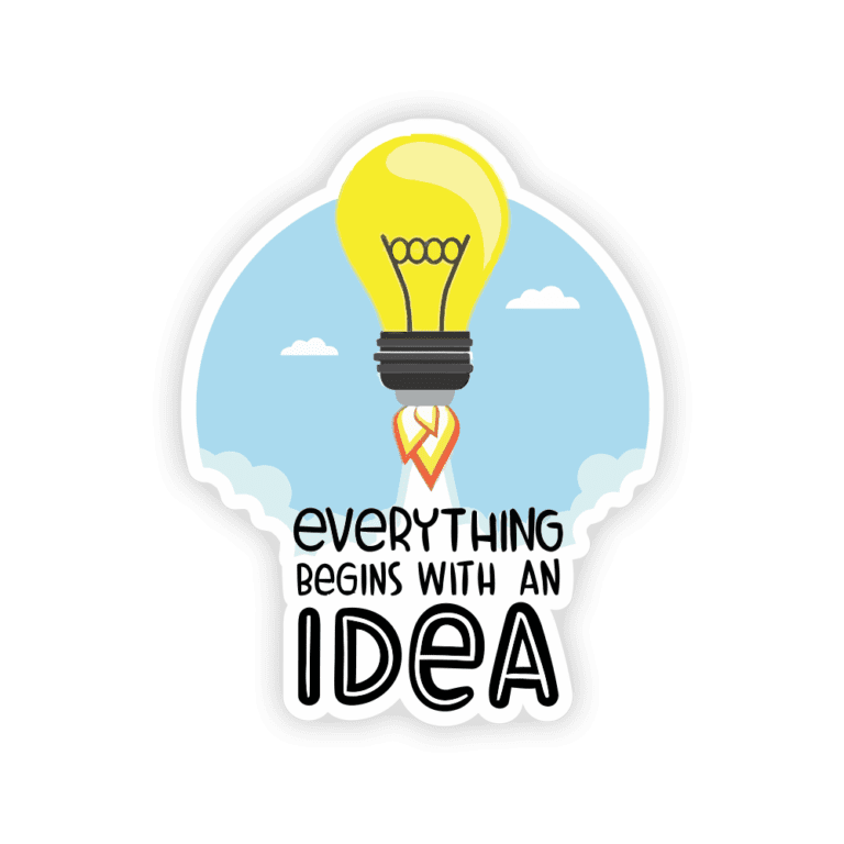 The Idea Sticker – stickermirchi.com