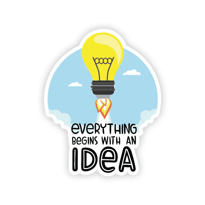 The Idea Sticker – stickermirchi.com