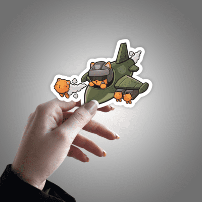 Cat Bomb Sticker – stickermirchi.com