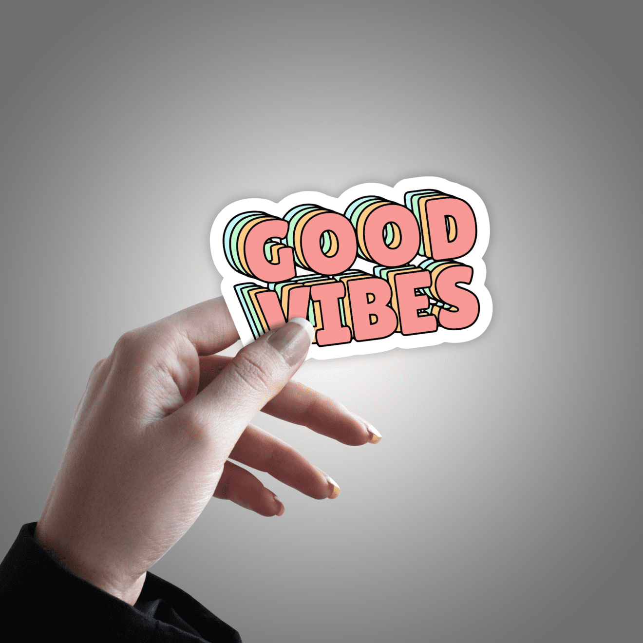 Good Vibes Sticker – stickermirchi.com