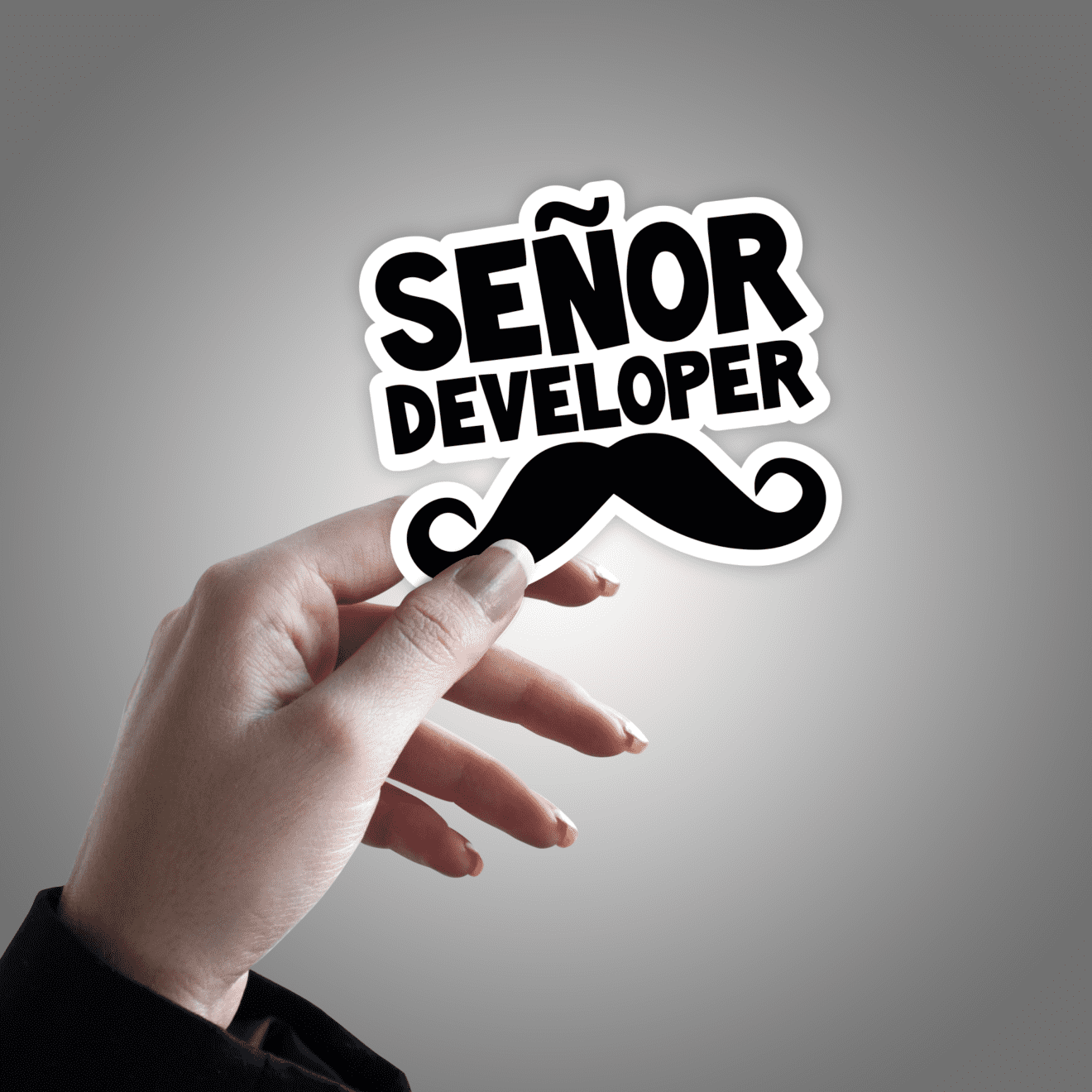 Senor Developer Sticker – stickermirchi.com