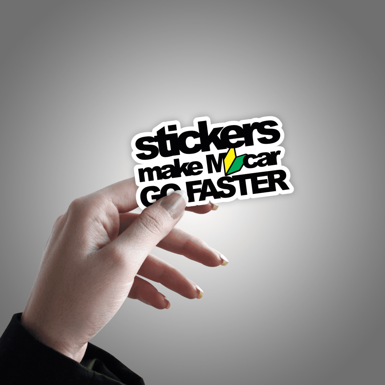 Stickers Make My Car Go Faster Sticker – stickermirchi.com