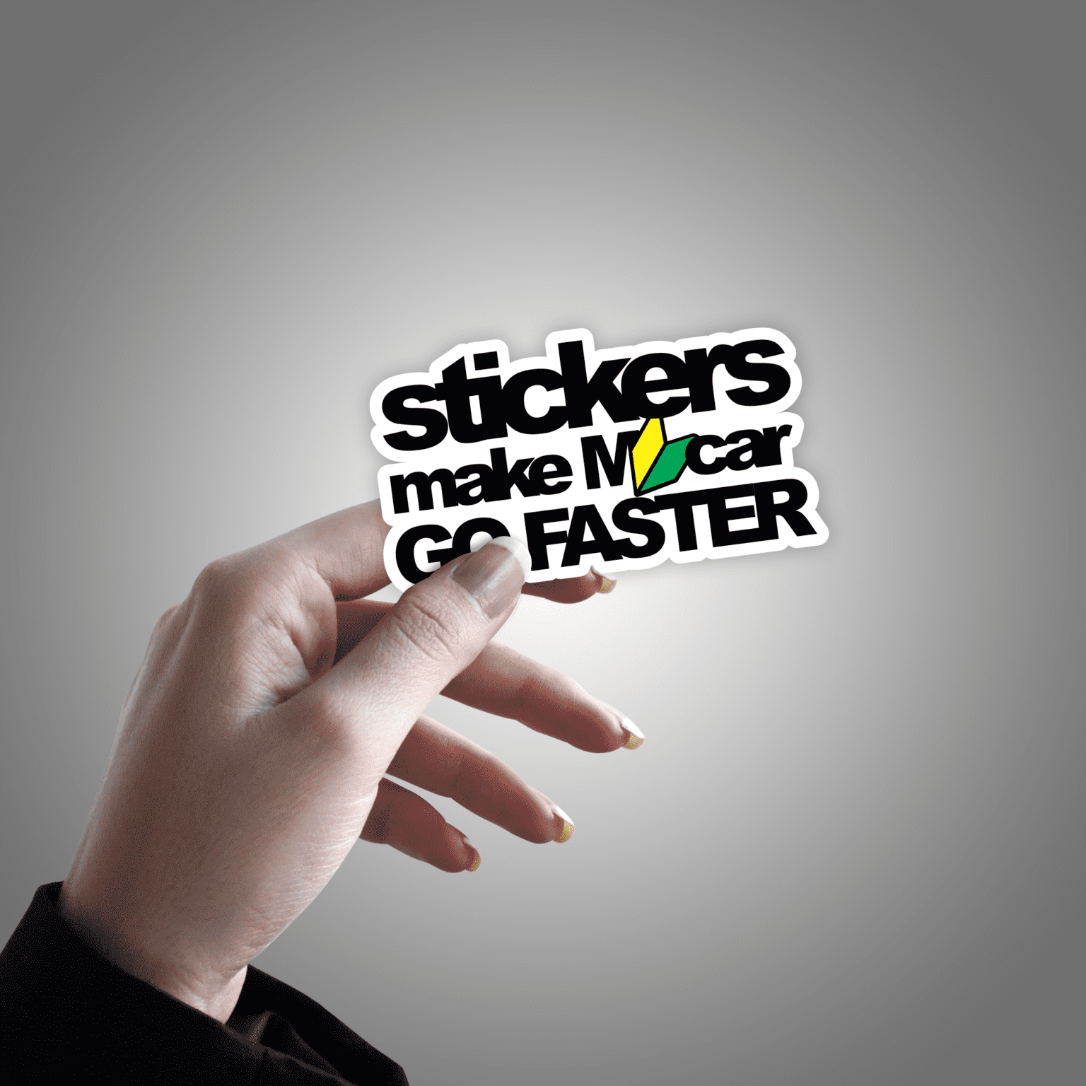 Stickers Make My Car Go Faster Sticker – stickermirchi.com