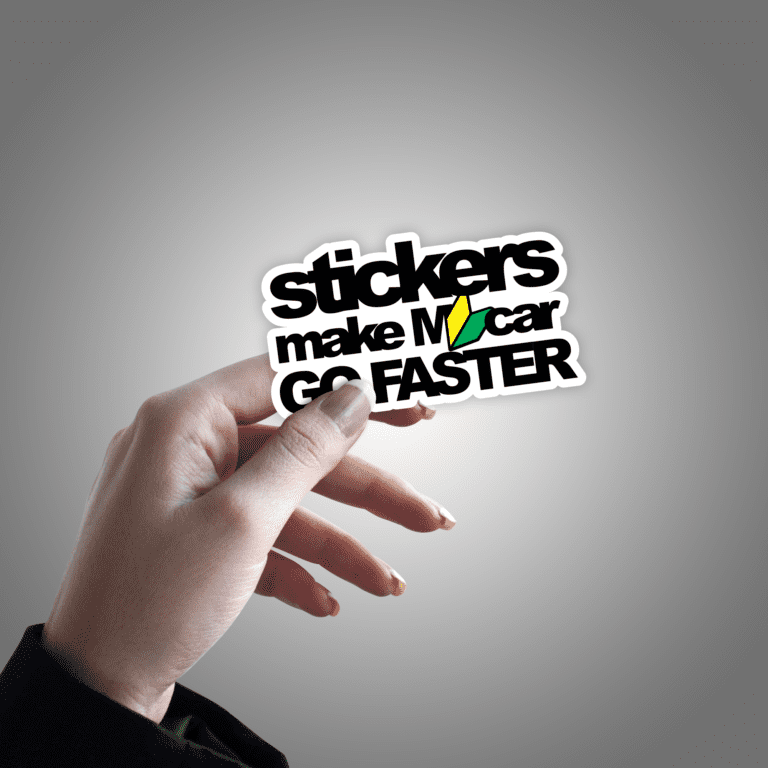 Stickers Make My Car Go Faster Sticker – stickermirchi.com