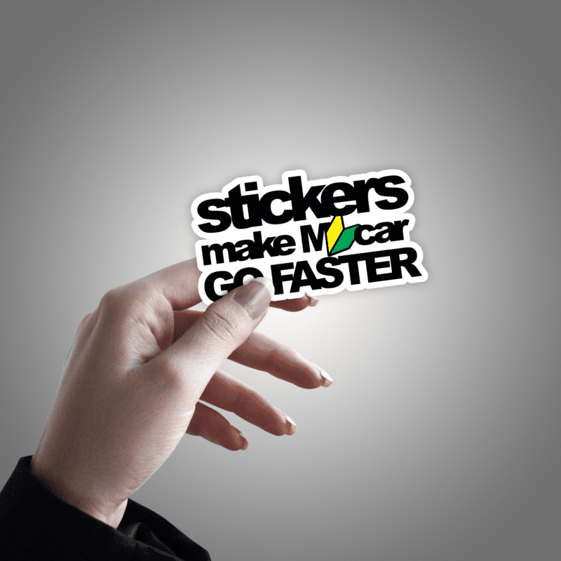 Stickers Make My Car Go Faster Sticker – stickermirchi.com