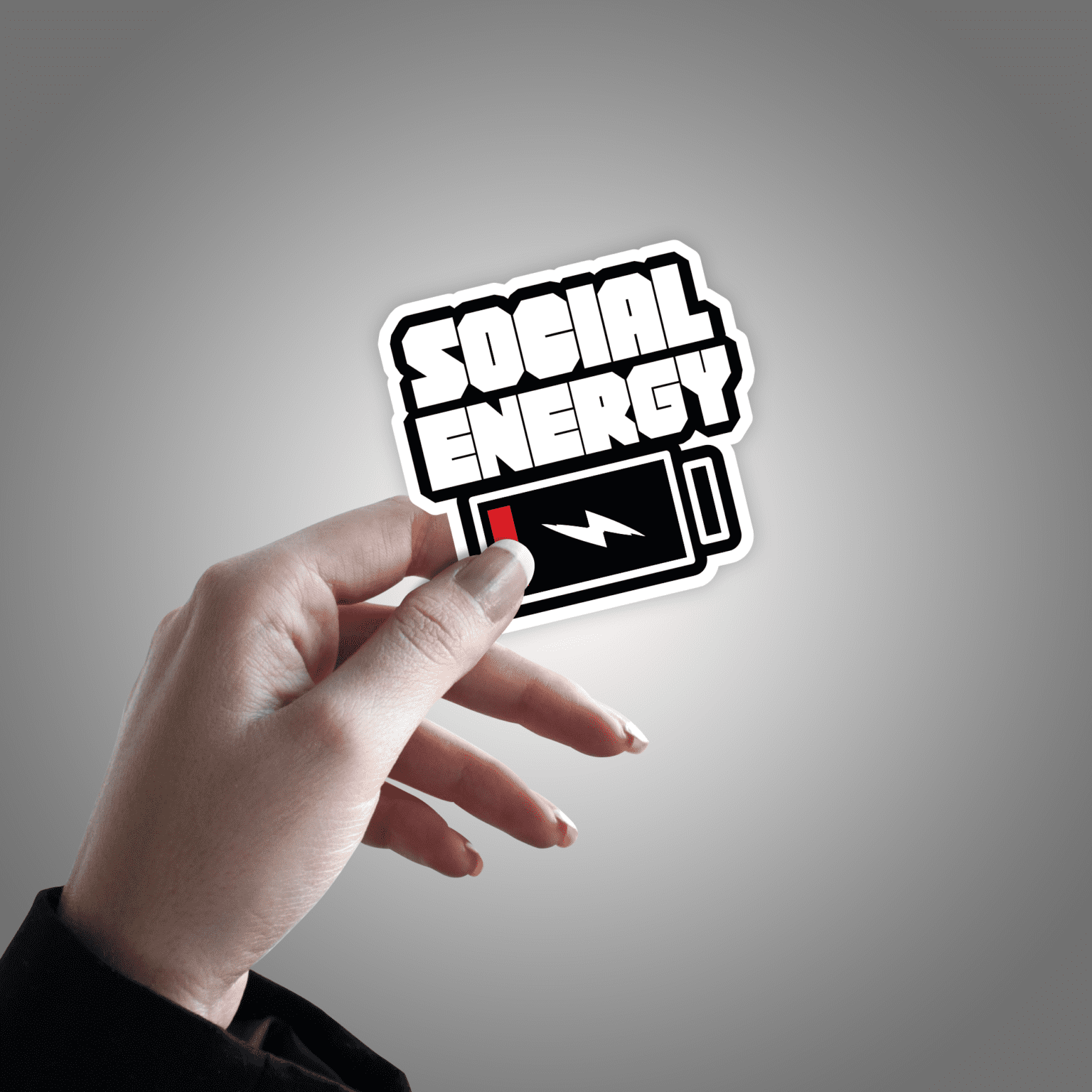 Social Energy Level Sticker – stickermirchi.com