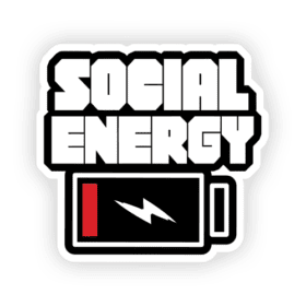 Social Energy Level Sticker – stickermirchi.com