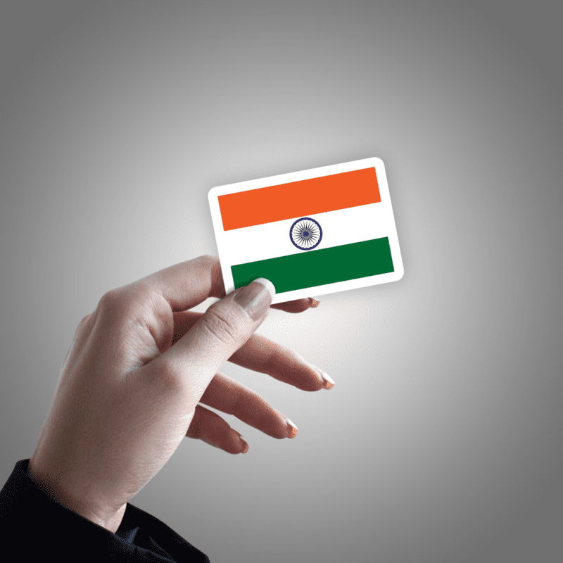 Flag of India Sticker – stickermirchi.com