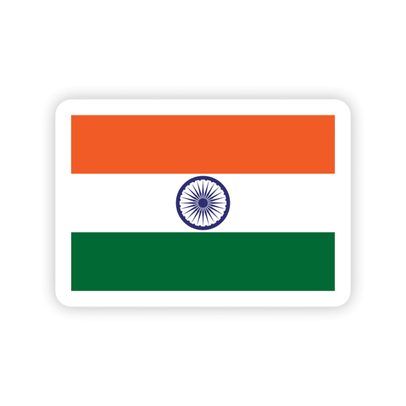 Flag of India Sticker – stickermirchi.com