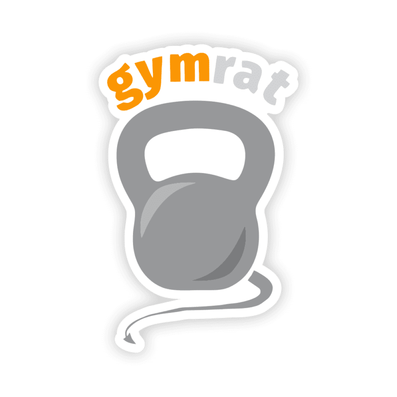 Gym Rat Fitness Gym Quote Sticker