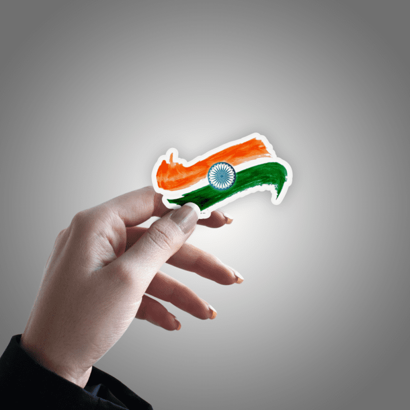 Indian Flag Tiranga India Flag Patriotic Sticker – stickermirchi.com