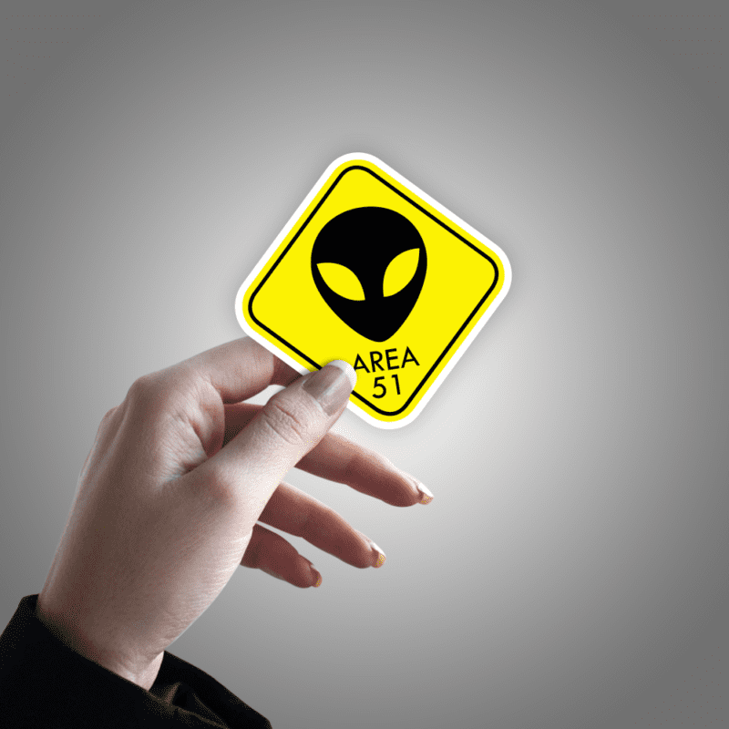 Area 51 Sticker – stickermirchi.com