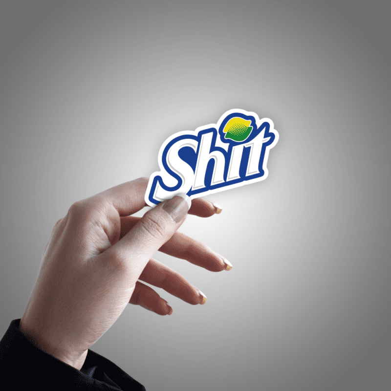 Sprite Logo Parody Sticker – stickermirchi.com