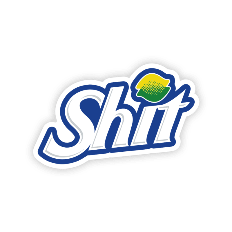 Sprite Logo Parody Sticker – stickermirchi.com